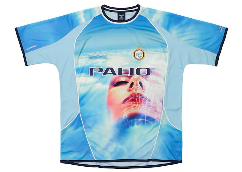 palace umbro  shirt Lサイズ Palace X Umbro Away Shirt - Dream Sky Blue | Editorialist